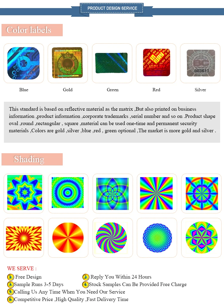 Transparent Clear Hologram Laminated Id Cards Film Overlay Holographic ...