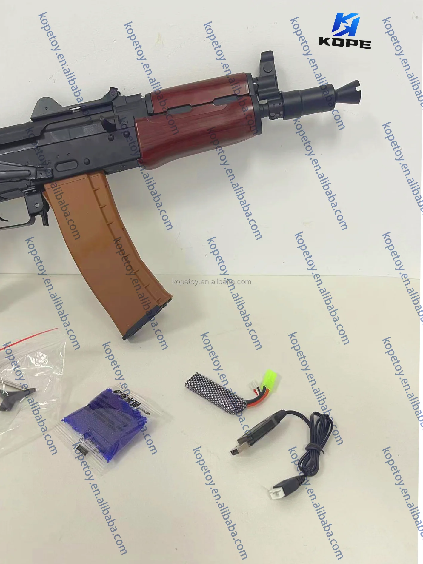 Kopetoy Rx Ak74u Log Color Chip Assault Rifle Metal Gear Electric ...