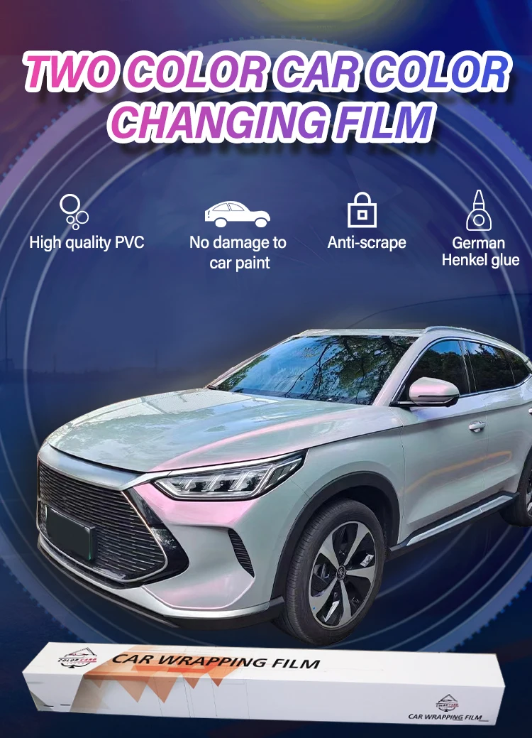 PVC Car Wrap Vinyl Packaging Film Candy Dream Blue Color Changing ...