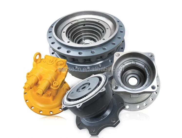 Genuine M5x130 Swing Motor For Sk200-6 Sk200-6e Sk200-8 Excavator Parts ...