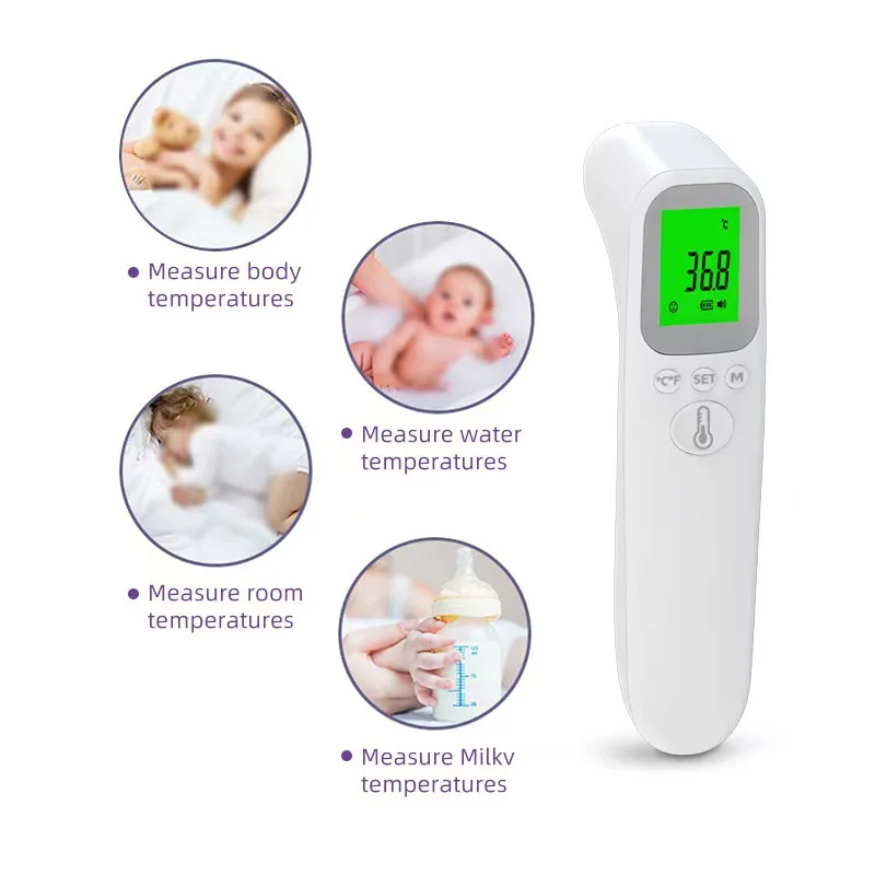 Digital Forehead Thermometer Electronic Contactless Clinical Accuracy ...