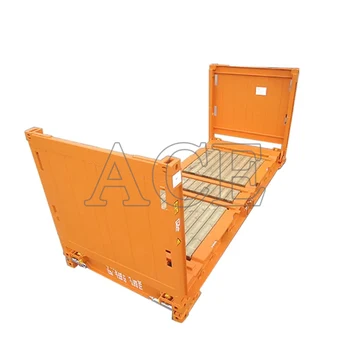 Csc Certified Collapsible 20ft 20 Ft Flat Rack Container Ocean Shipping ...