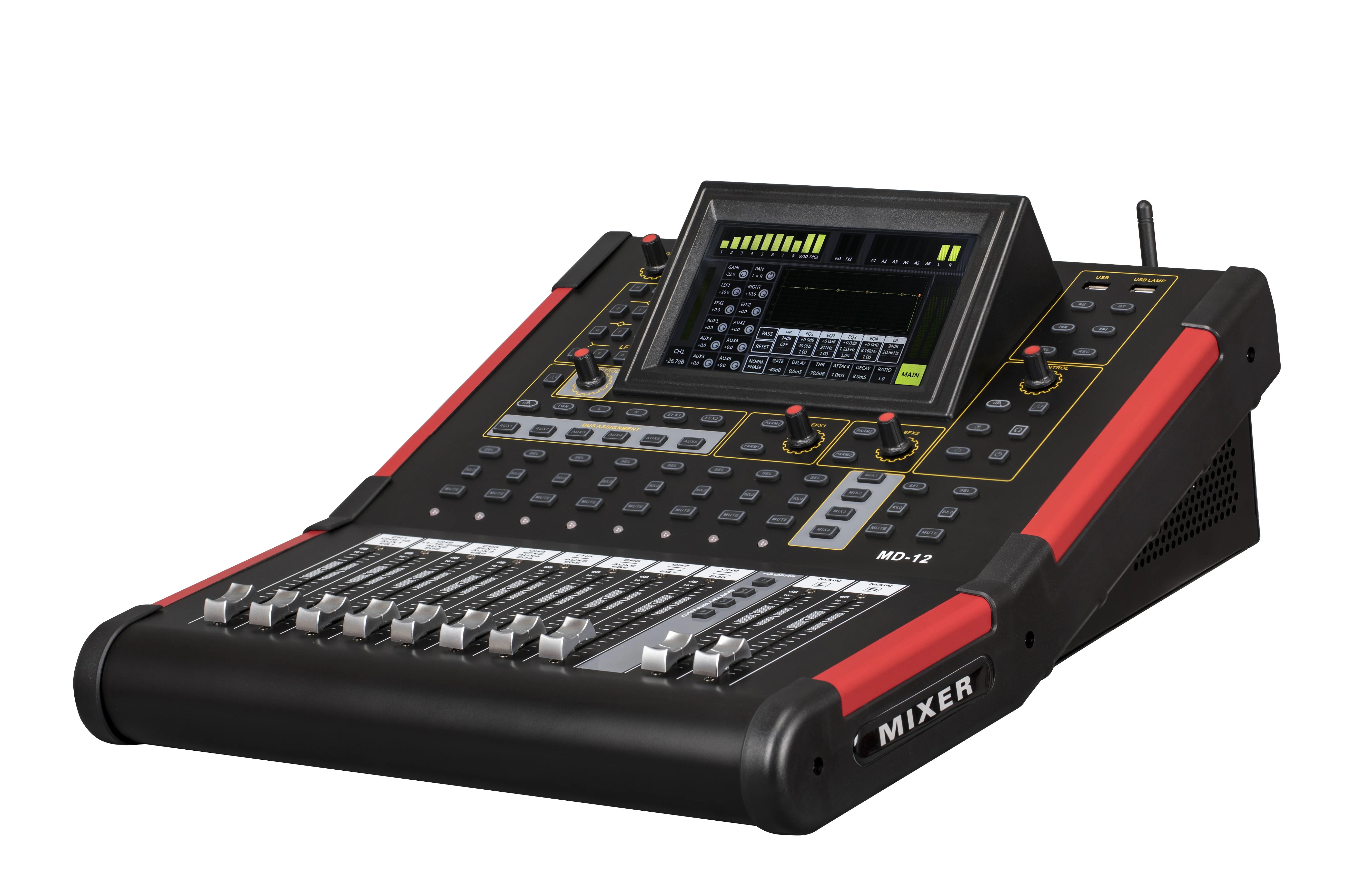 Touch Screen MD 18 Channel DJ Digital Audio Console Mixer