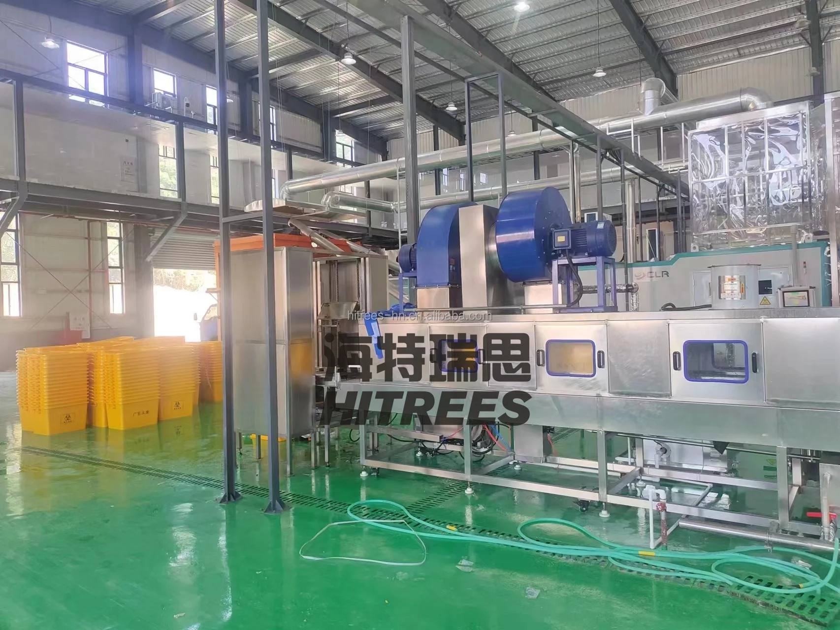 Industrial Tunnel Type Basket/Box/Crate Plastic Tray Washing Cleaning ...