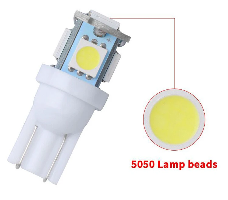 Factory Direct T10 Car Led Bulb Car Led Lamp T10 5050 For Gauge Light ...