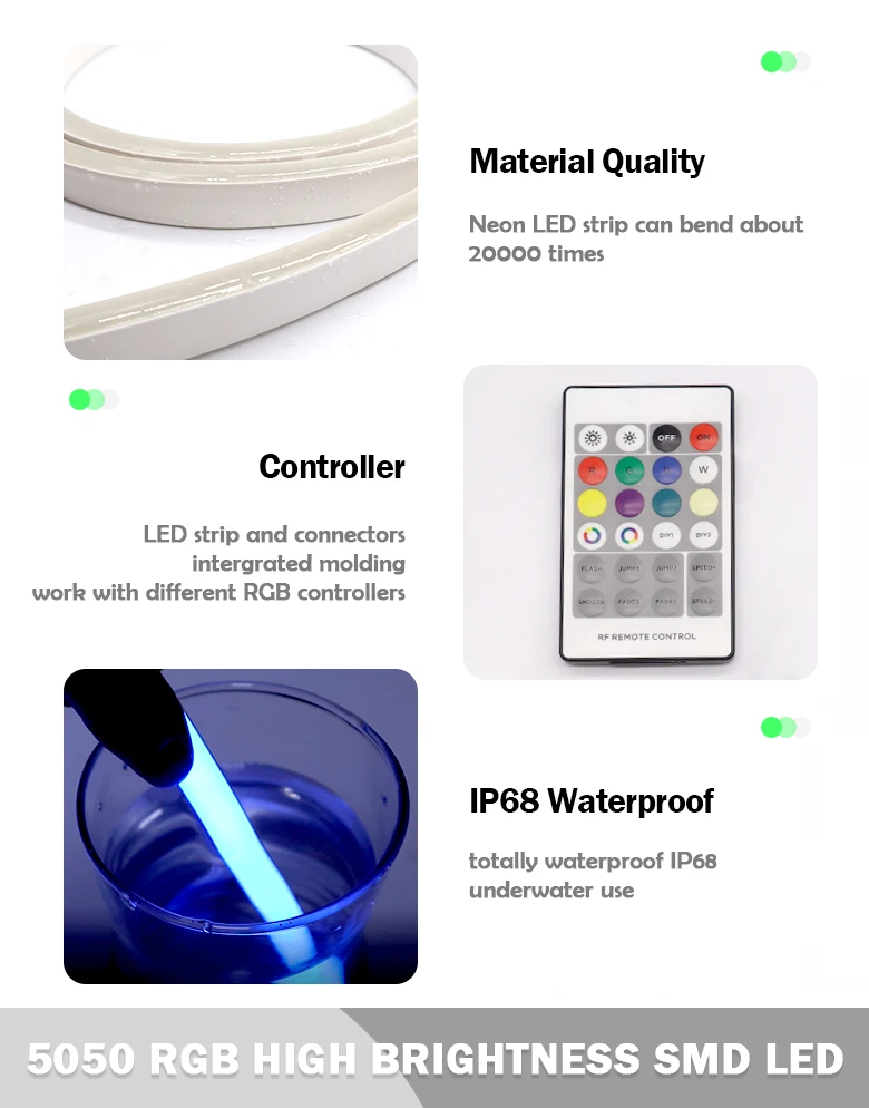 Custom Neon Sign IP68 Underwaterneon Led Strip Lights RGBW 24V ...