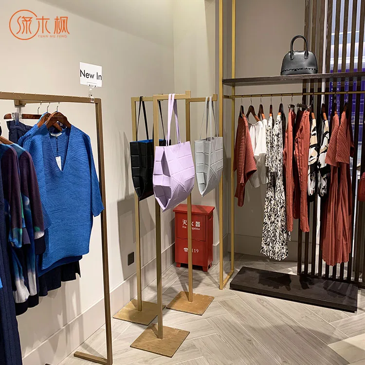 Branding Clothing Store Clothing Rack For Boutique Shop Interior Design ...