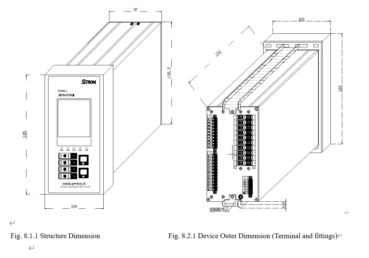 STROM ST280G-T Industrial 3-Phase Digital Relay for High Voltage ...