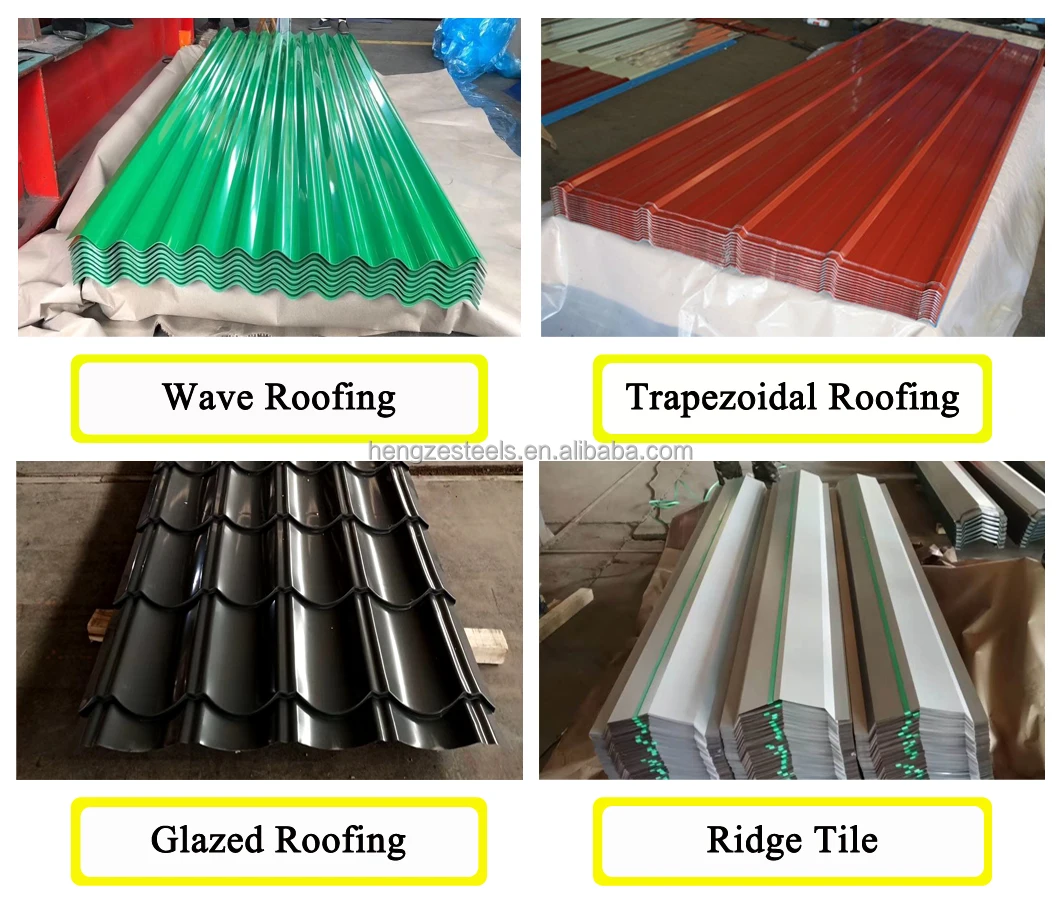 Ral Color Galvanized Metal Roofing Sheets: Z275 & Z180 Ppgi Corrugated ...