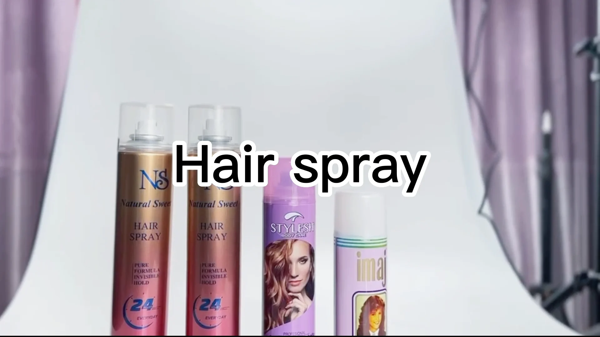 High Quality Salon Texture Glossy Effect Strong Hold Curly Hair Styling ...