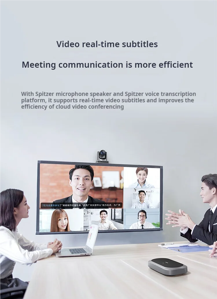 Ai-speech Video Conferencing Camera 360 Degree View Real-time Video ...