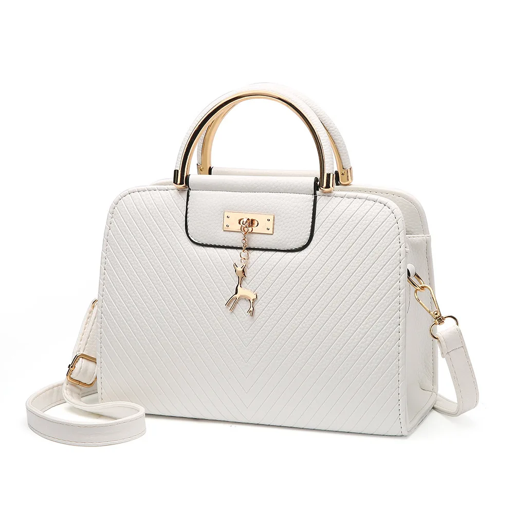 New Custom Logo PU Leather Messenger Bag - Classic Square Design for ...