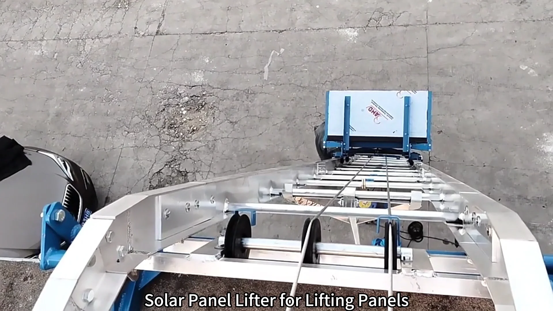 Elevated Solar Structure Solar Panel Ladder Lift Hoidst Elevator - Buy ...