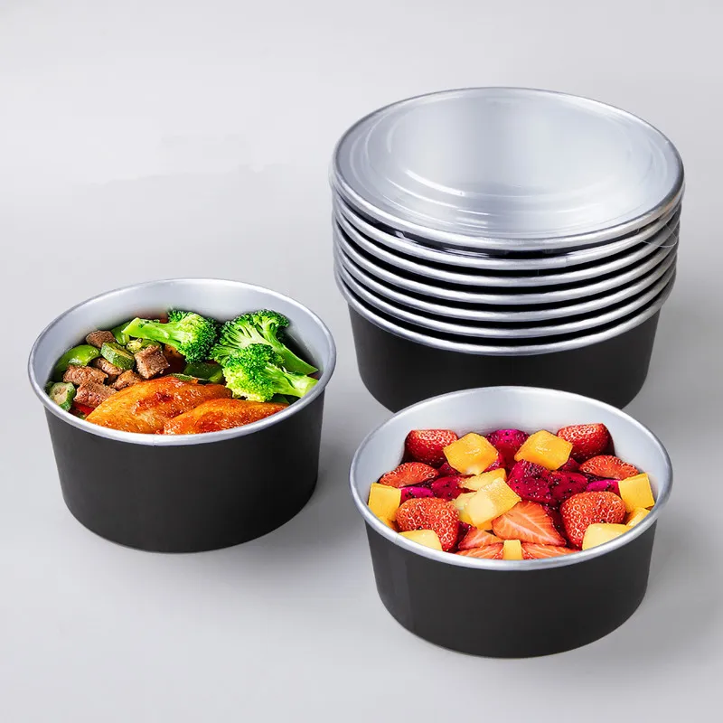 Custom High Quality Disposable Aluminum Foil Paper Bowl