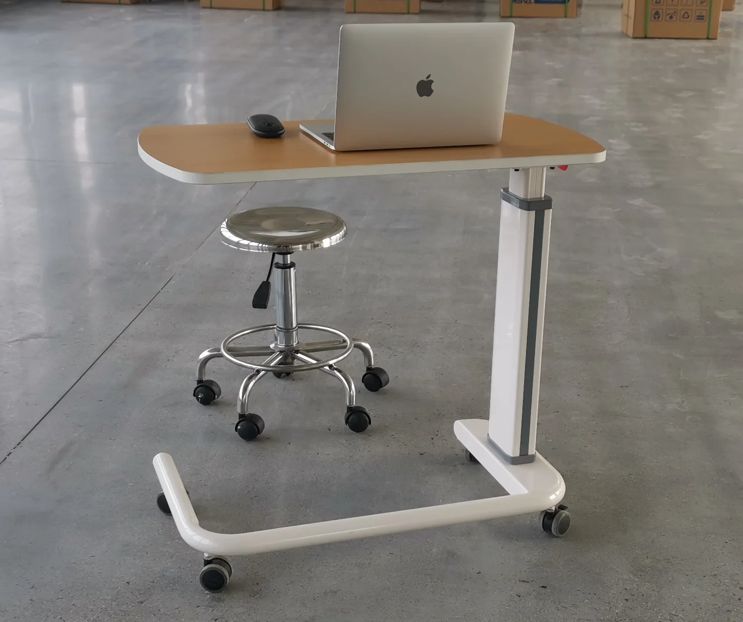 Height Adjustable Hospital Bed Parts - Overbed Table