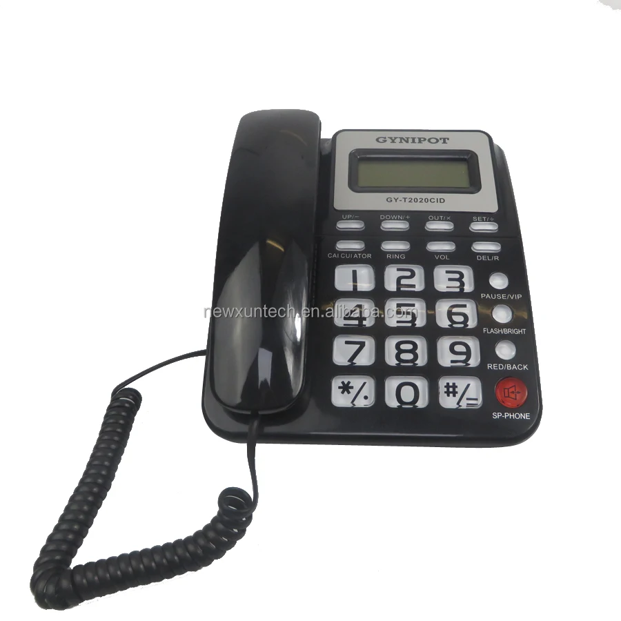 Rainbow Telephone with Caller ID Display for Landline Phone