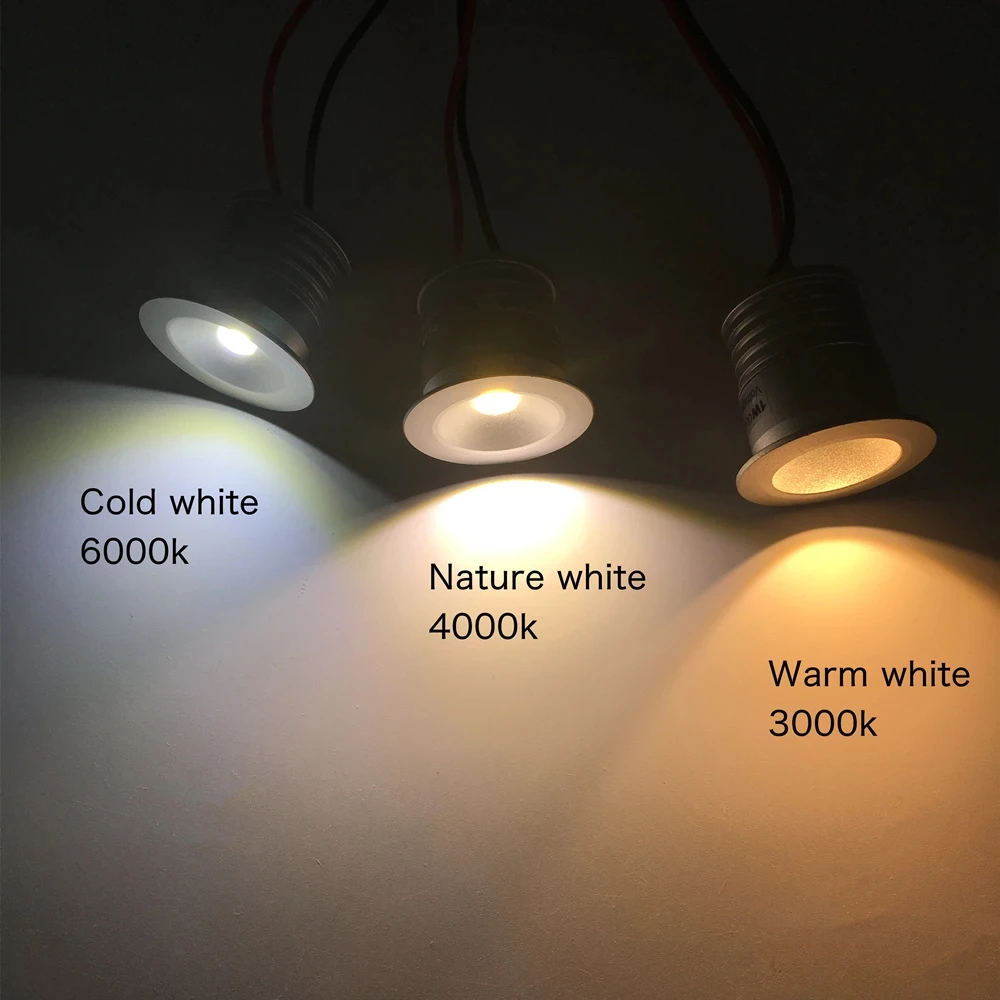 Mini Led Ceiling Lighting DC3V Aluminum Cabinet Light 1W Mini LED ...
