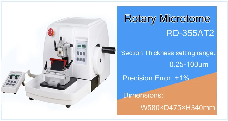 ROUNDFIN Manual Automatic Rotary Microtome - Precision Pathology