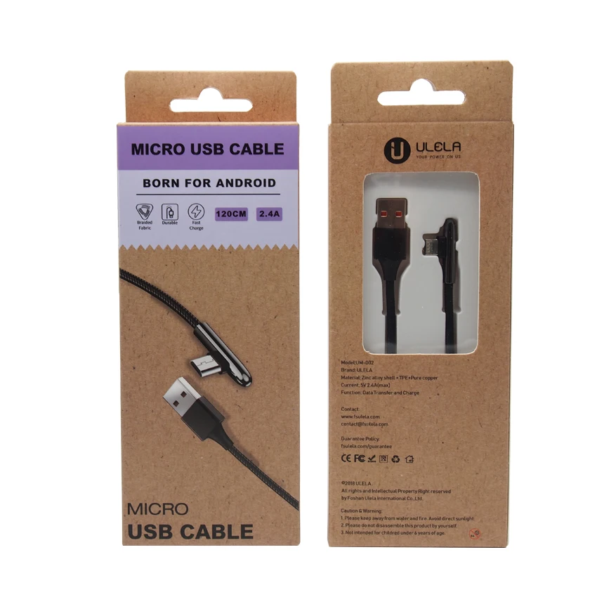 New Design With Retail Package 12pcs Pdq Display Micro Usb Cable Quick ...