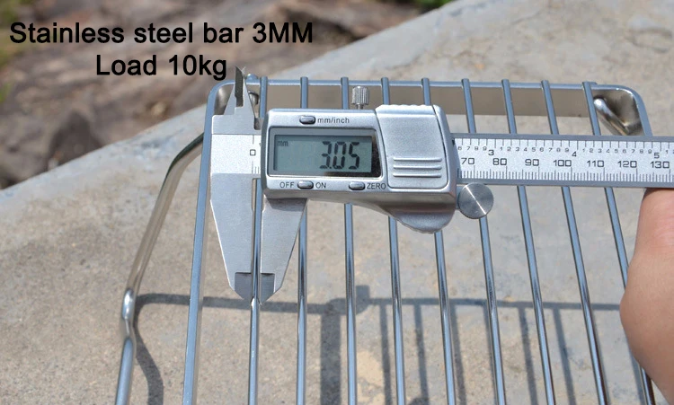 304 Stainless Steel Foldable Portable BBQ Grill Rack