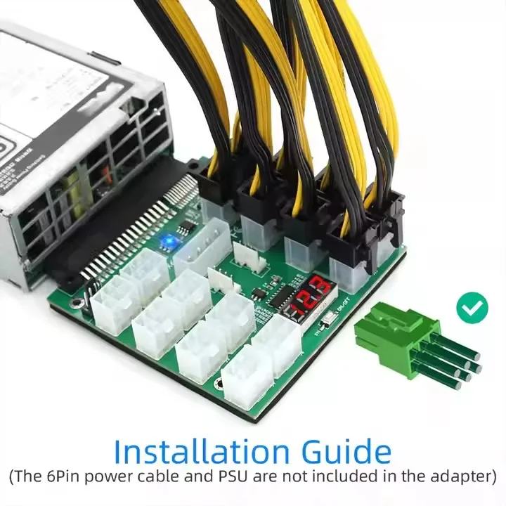 2000W GPU Mining Power Supply Kit - Platinum Server PSU