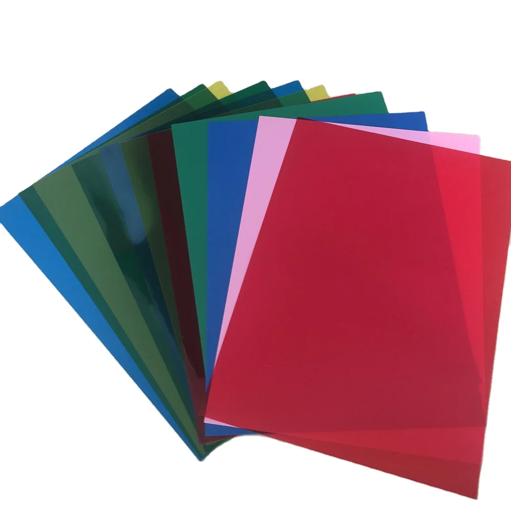 A3 A4 Size PVC Stationery Sheet PP PET Hard Plastic Book Cover A5 Clear ...