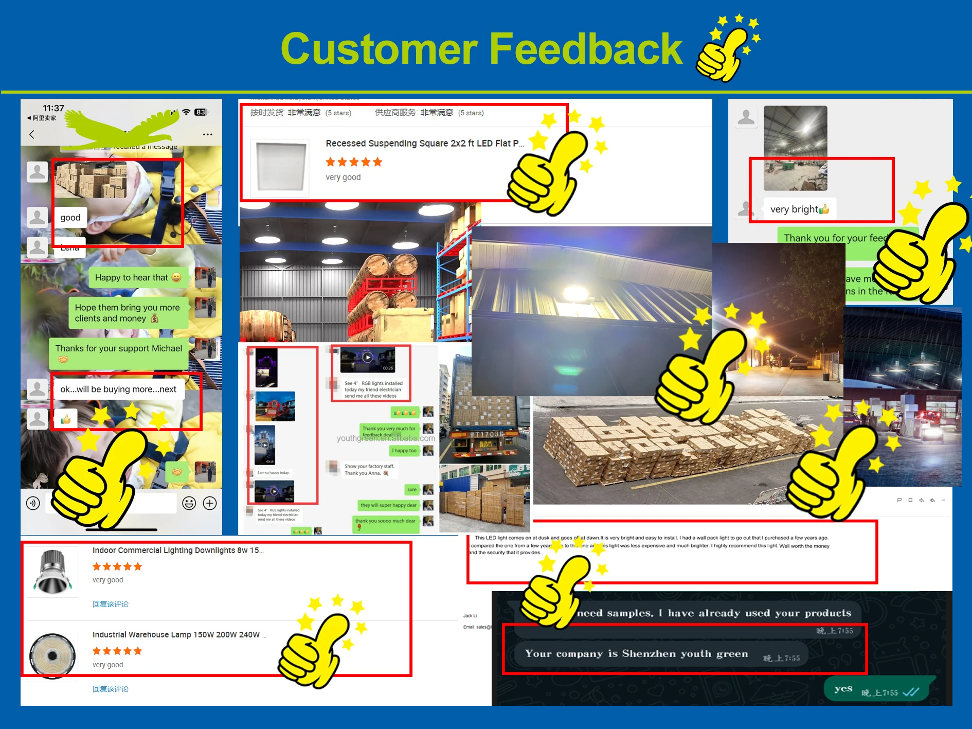 Industrial Factory Ufo Lamp Cast Body Hi Led Lights 500w For Warehouse ...