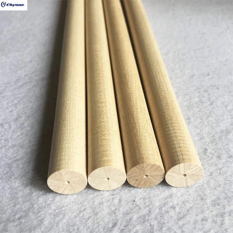 Chyone half-finished 12pcs hard maple wood laminated shaft for carom ...