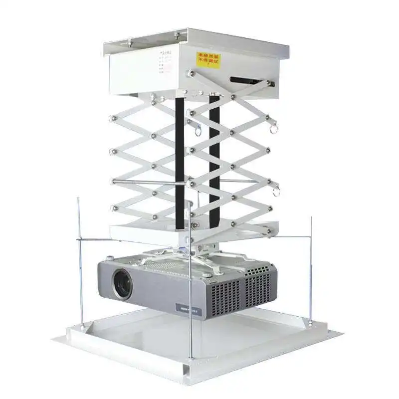 1 Meter Motorized Projector Lift With Remote Control Scissor Type ...