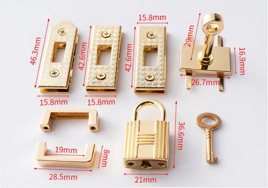 Tanai Factory Wholesale Hot Selling Customize Handbag Metal Lock Zinc ...