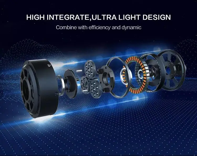 T-motor Ak80-9 Dc Motor Modular Actuator With Gears Robot Arm Joint ...