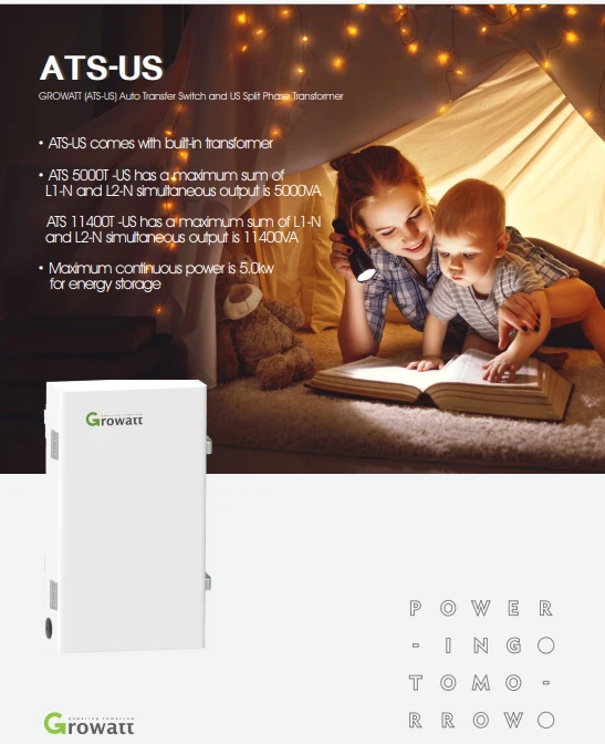 Growatt ATS 5000-11400T-US - Efficient Power Transformation