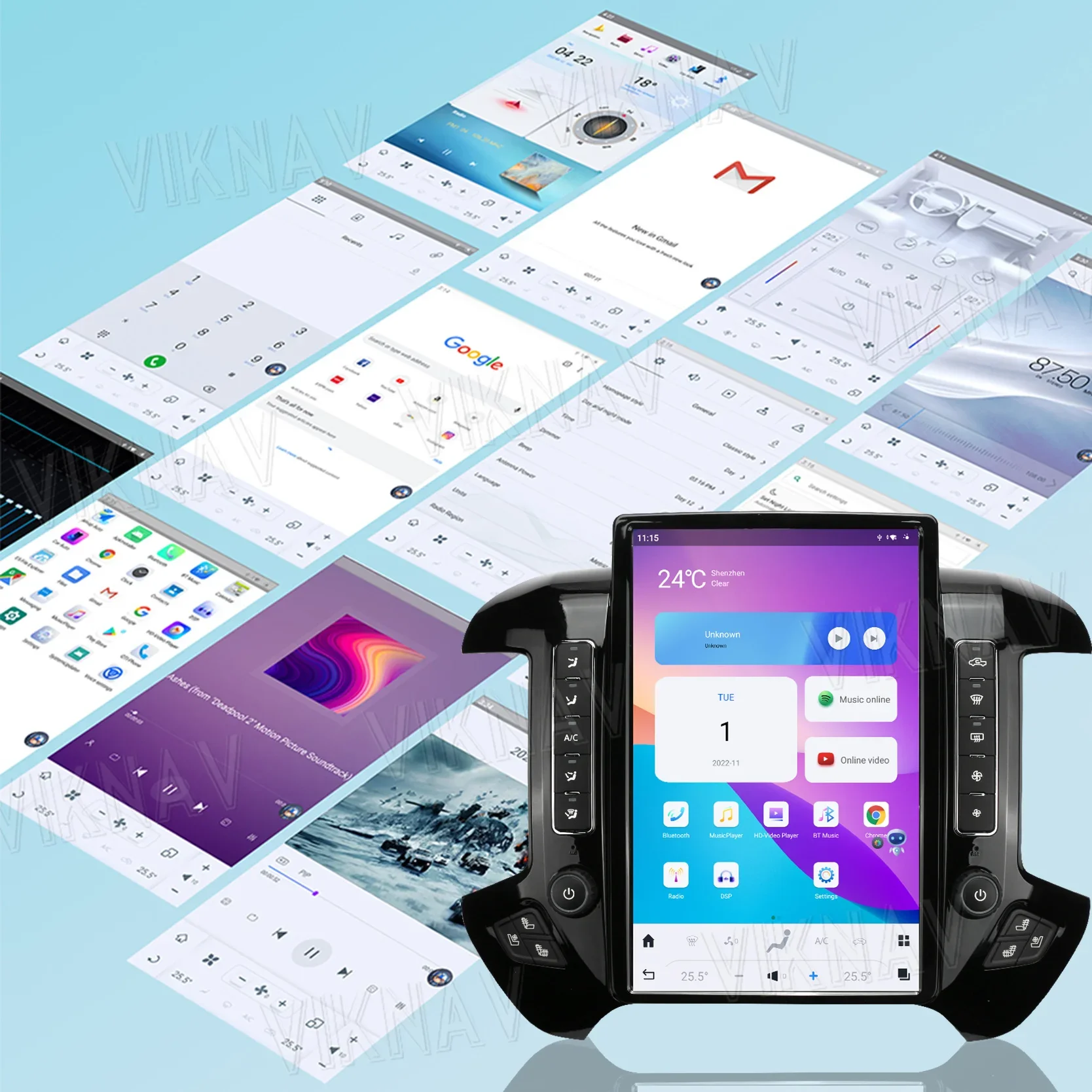 Android Car Radio for Chevrolet Silverado/gmc Sierra 2013-2020