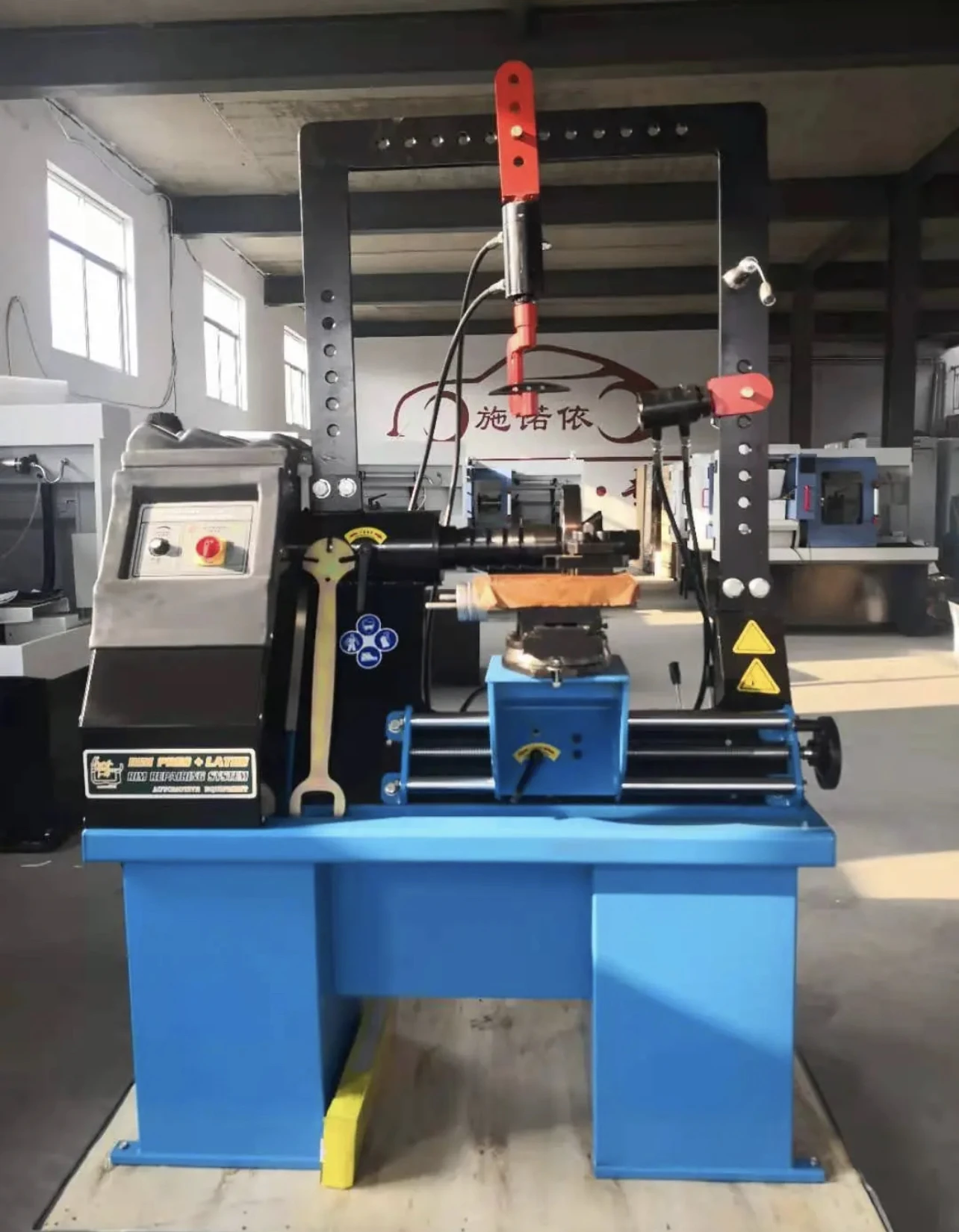 Sny-8800 2 Cylinders Wheel Rim Straitening Machine Automatic Rim ...