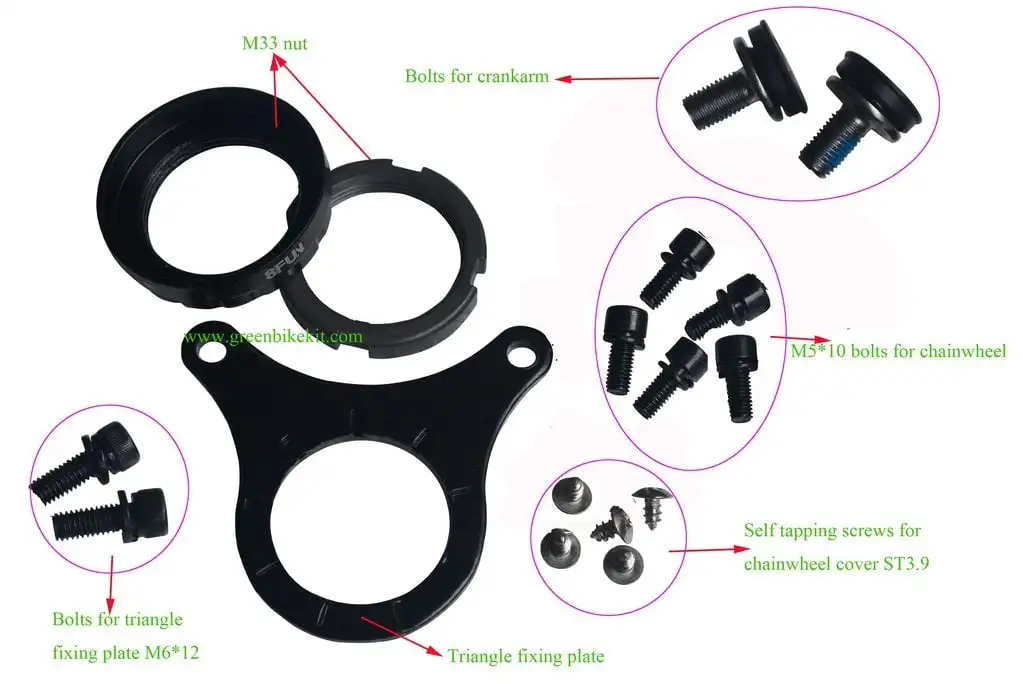 2026 Bafang CAN Version BBSHD BBS03B 1000W Mid Drive Motor Kit