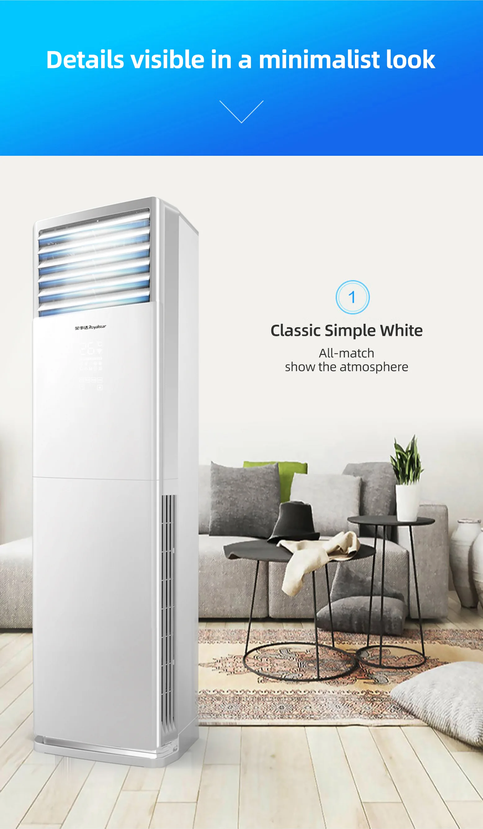 Royalstar Residential Floor Standing Air Conditioners 18000 Btu ...