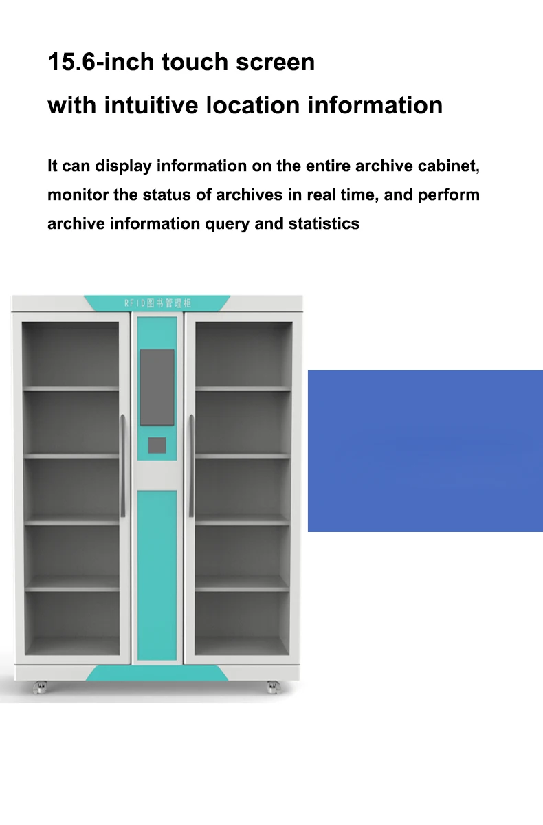 Rfid Smart Shelf/bookcase With Led Display Fast Book Inventory Self ...