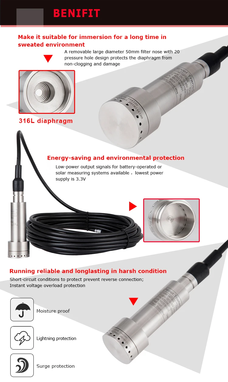 Holykell Water Level Sensor - Reliable Groundwater Monitoring