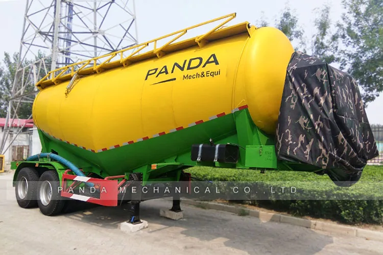 Banana Shape Capacity 60m3 Cement Bulker Tanker Trailer