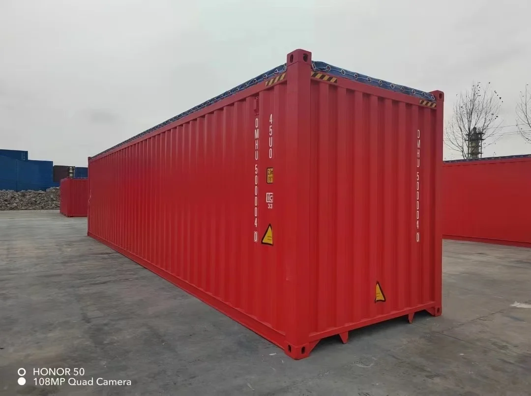 New 40-Foot Open Top Container - High Capacity & Customizable