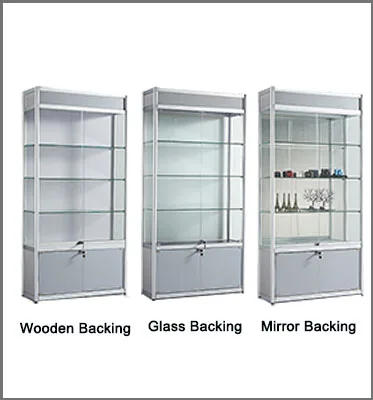 6ft Full Vision Glass Display Case for Smoke Shop Vitrine