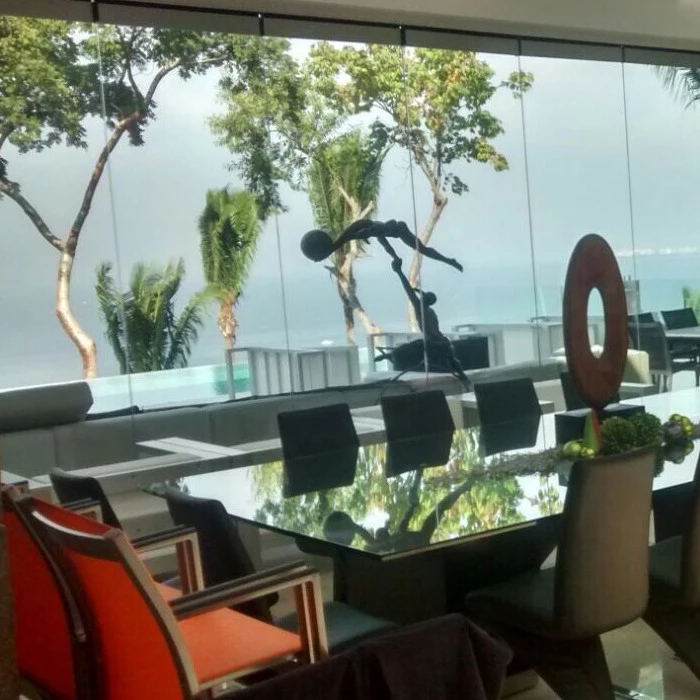 Frameless Glass Partition - Buy Shop Front,Stacking And Folding,Office ...