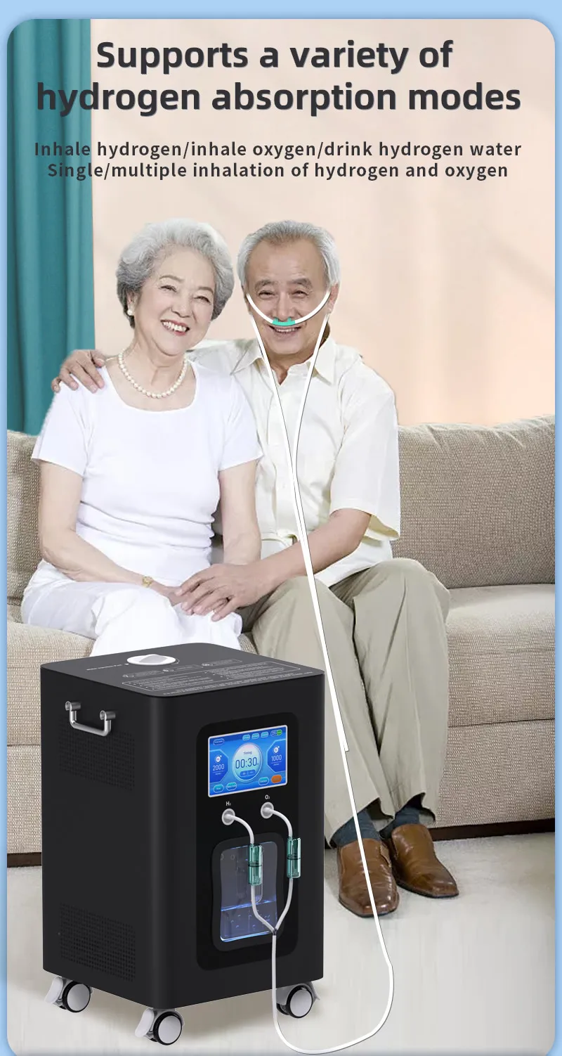 3000ml/min Hydrogen Generator - Moneng Hydrogen Inhalation Machine for ...