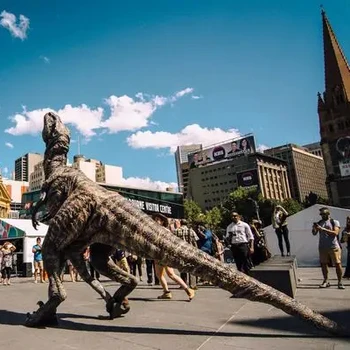 High Quality Adult Animatronic Dinosaur Suit Legless Velociraptor ...