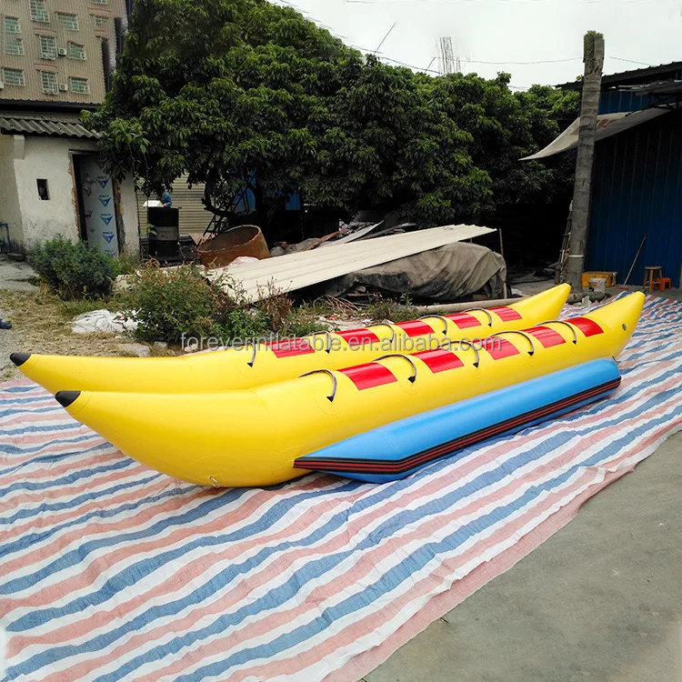 Commercial 6 Person Inflatable Banana Boat Tube For Skiing On Water ...