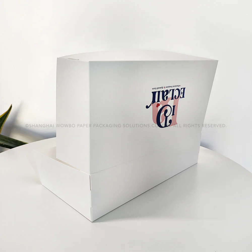 Customizable White Sustainable Food-grade Rectangular Logo Printing ...