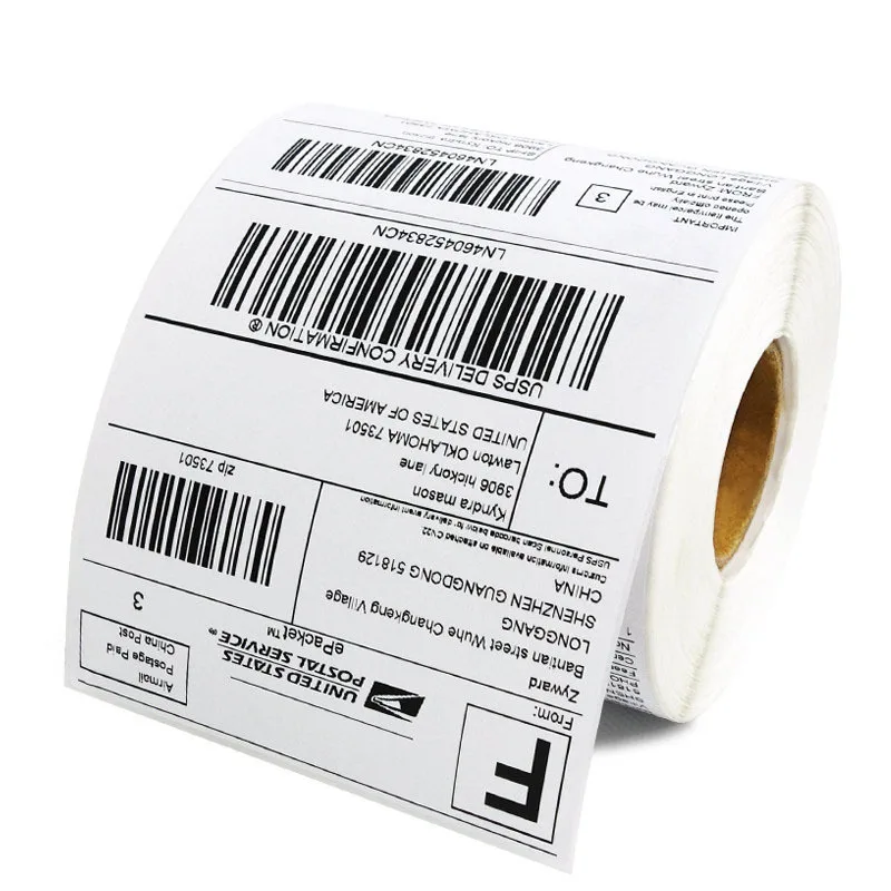 1000 Sheets Waybill Sticker A6 - Waterproof & Customizable