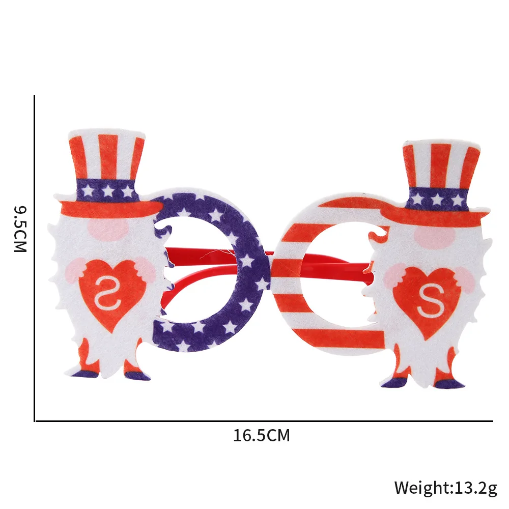 Custom American Flag Glasses Usa Patriotic Party Sunglasses Masks Cool ...