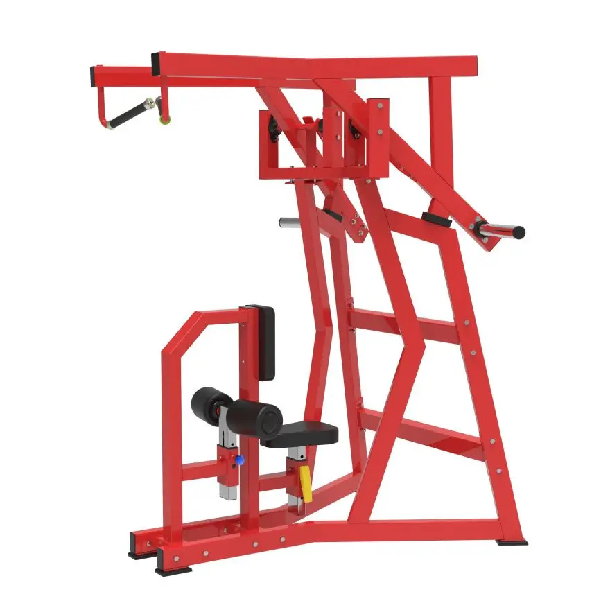 Commercial Gym Plate Loaded Lat Pull Down Machine Hammer High Row ...