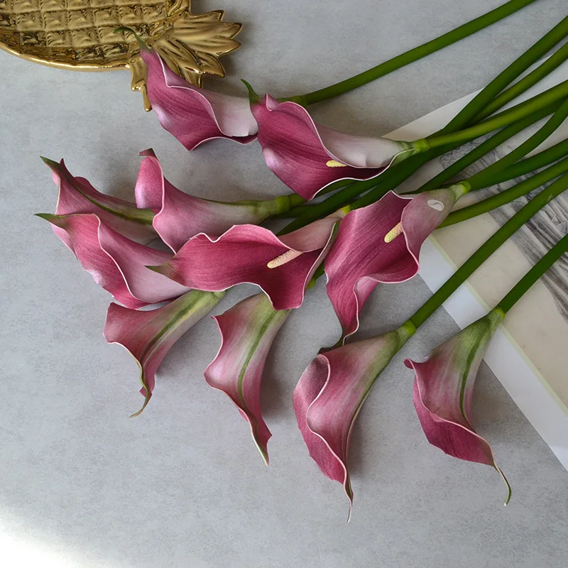 Real Touch EVA Artificial Calla Lilies for Decor & Events